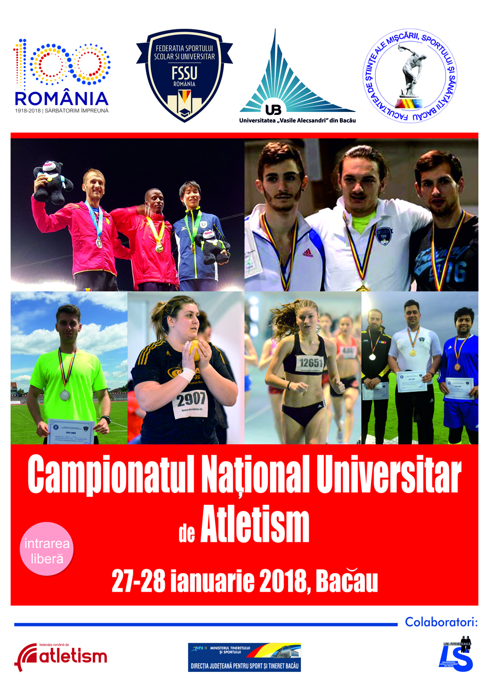 ATLETISM | Campionatul Național Universitar de sală 2018 - Sport24Bacău